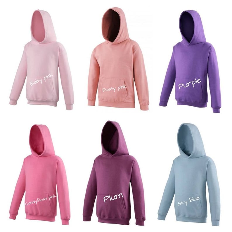 Personalised Kids Hoodie / Embroidered Design / Hoody / - Etsy