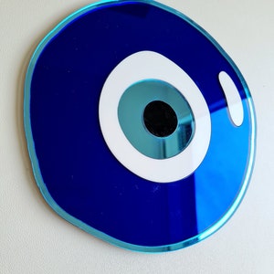 Evil Eye Mirror Wall Hanging All Seeing Eye Mirror Art Wall Decor Nazar ...