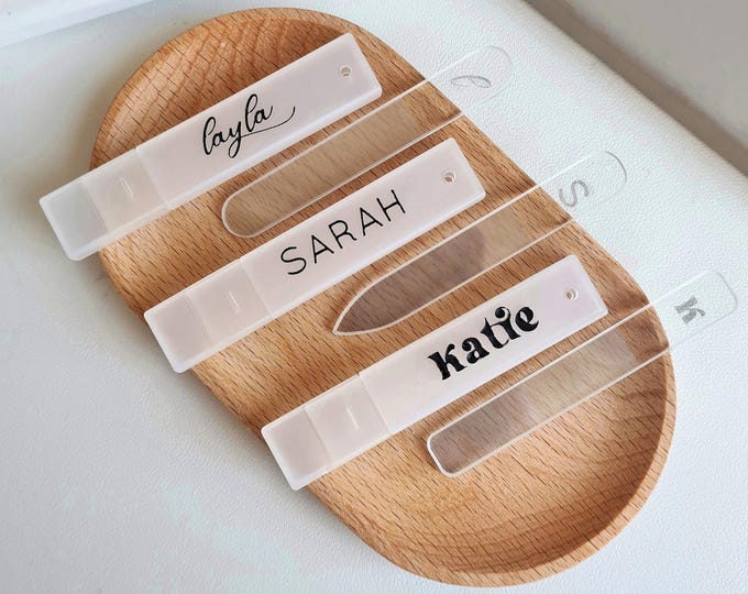 Personalised Nail File - Etsy UK