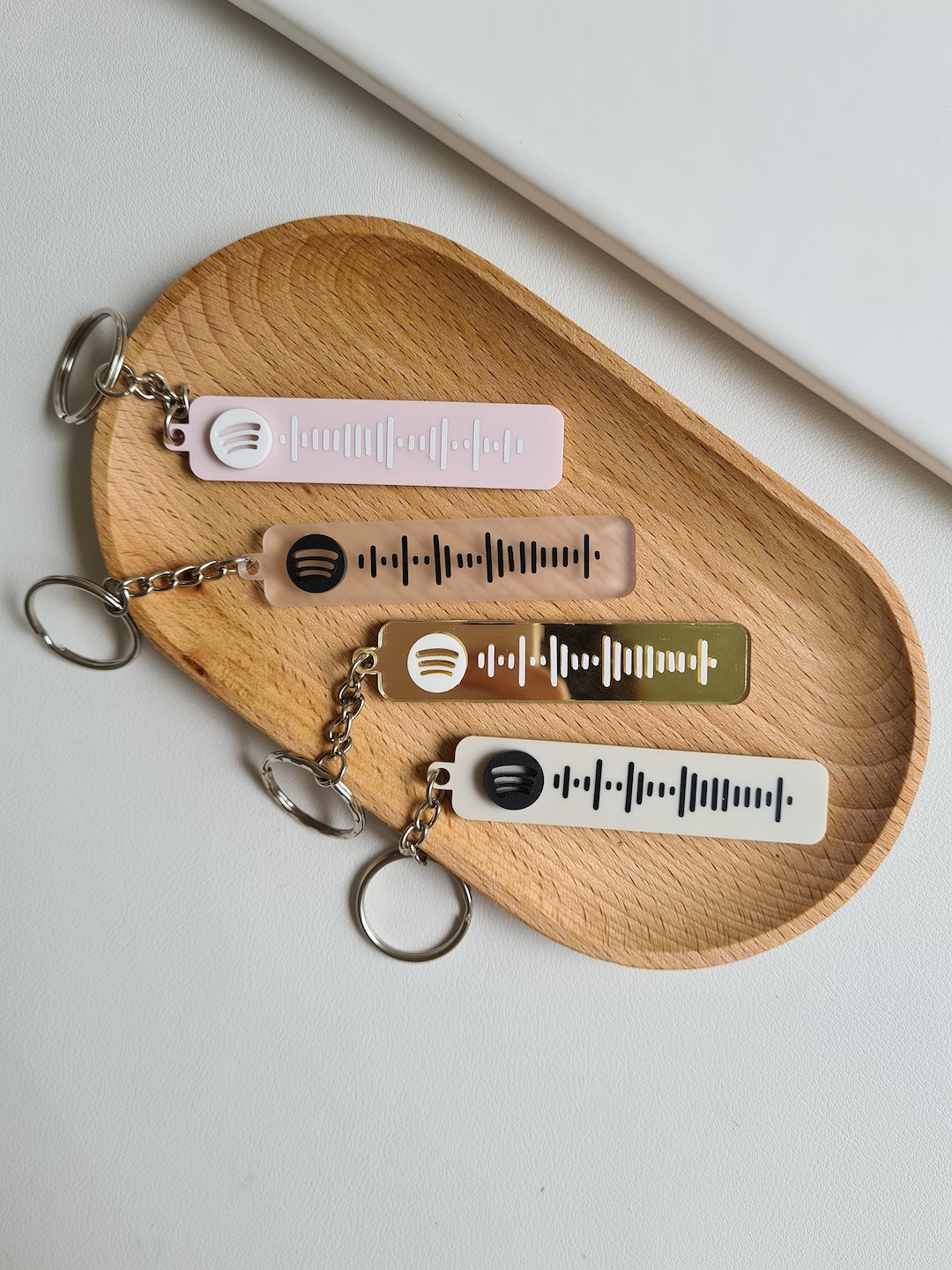 Spotify Code Keyring Custom Song Scan Spotify Keychain Personalized ...