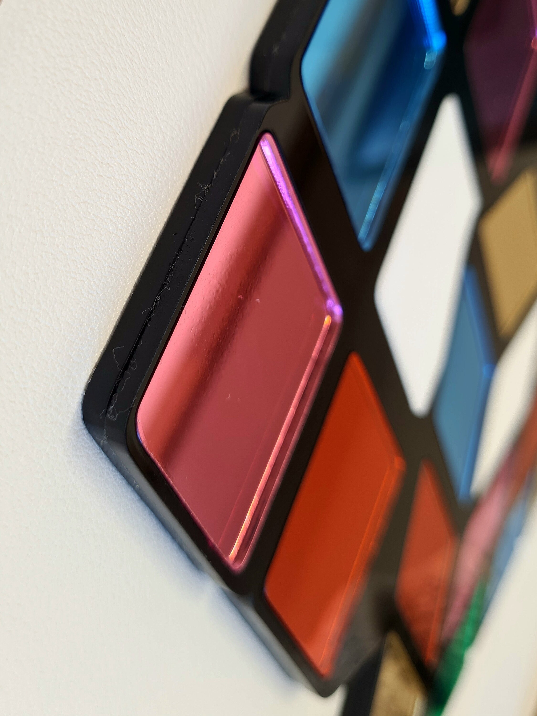 Rubiks Cube Mirror Art Rubik's Cube Wall Decor Gamer Art Puzzle Games ...