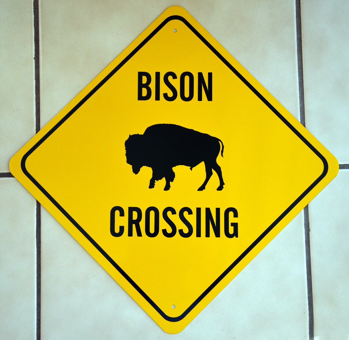BISON CROSSING High Quality Novelty Sign nice Gift Free - Etsy
