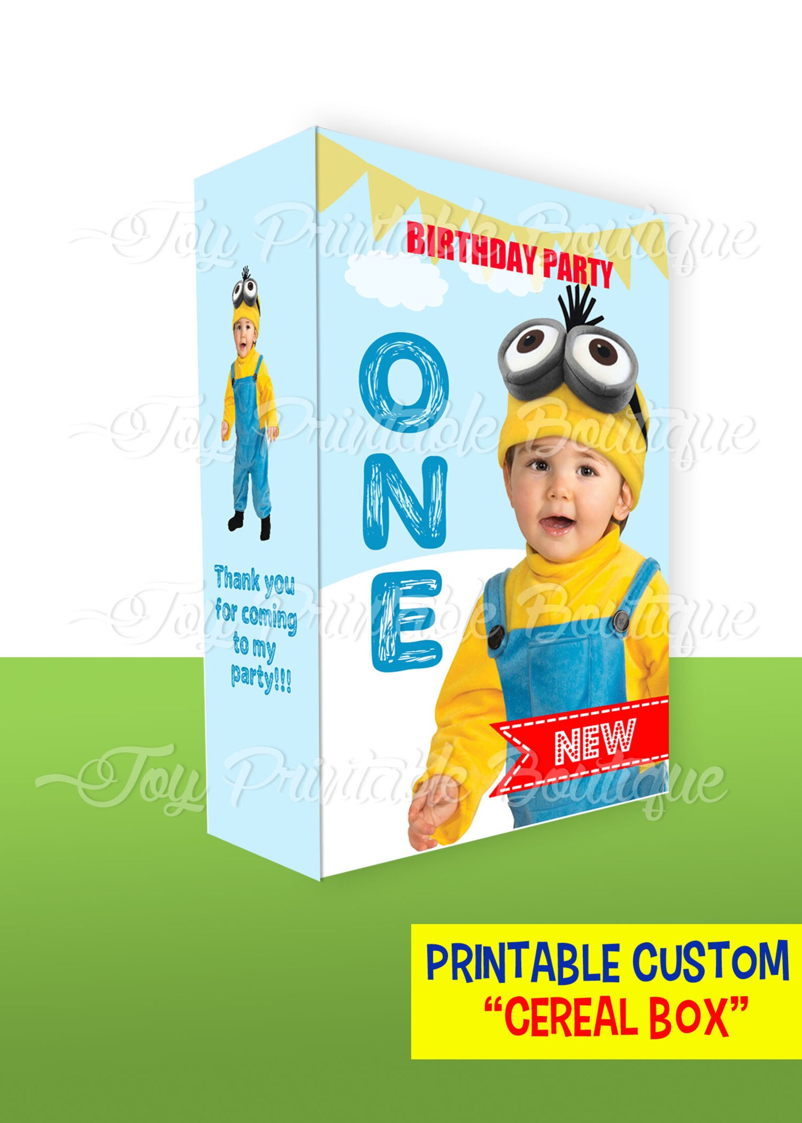 Custom Printable Cereal Box - Etsy