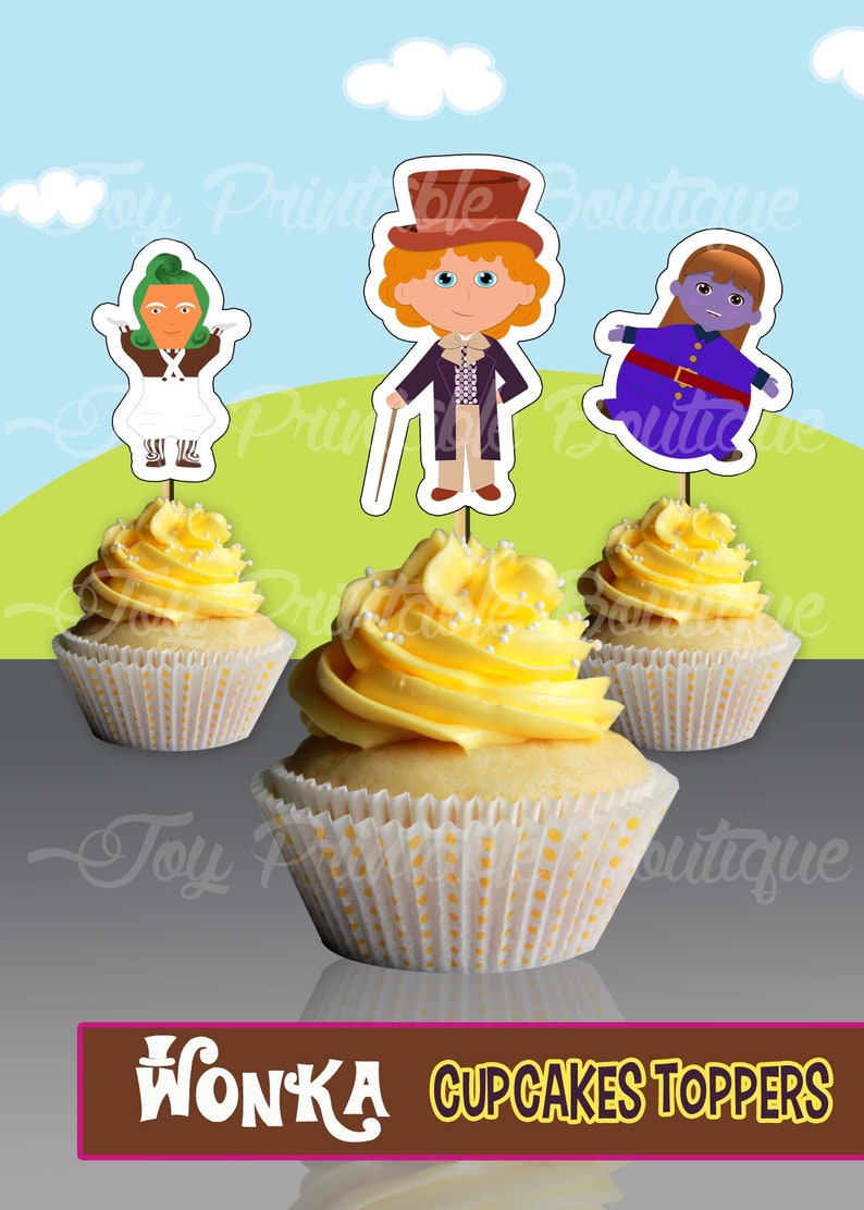 Printable Cupcake Toppers "willy" (instant Download) Digital Items Are ...