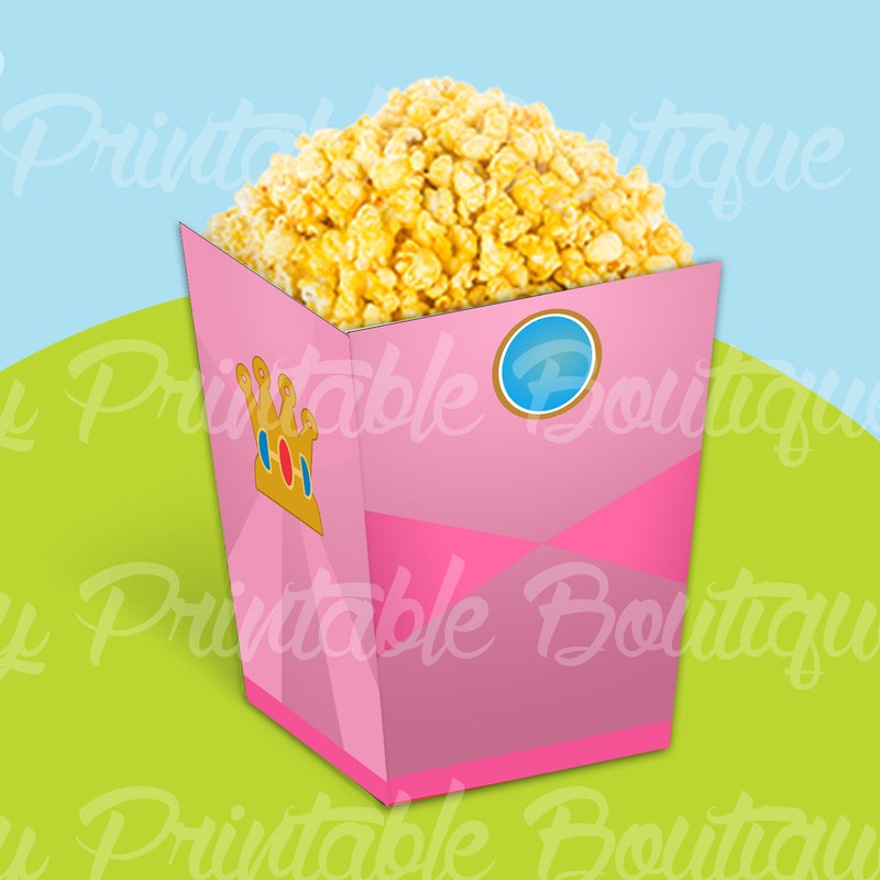 Princess Popcorn Container - Etsy