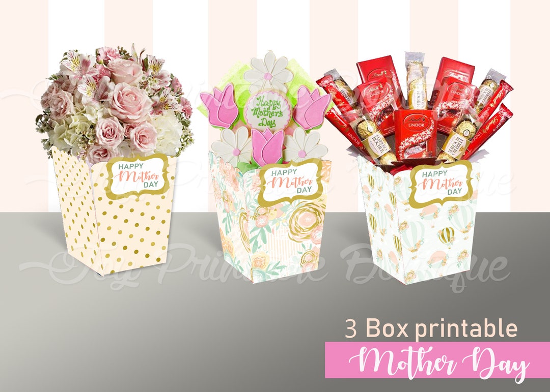 Printable Box "mother Day" (instant Download) Digital Items Are Non ...