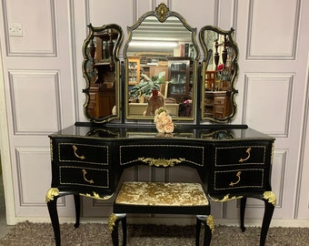 Gothic dressing table mirror store