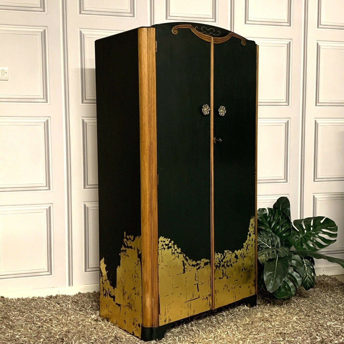 Painted Art Decor Wardrobe With a Modern Twist Commissions - Etsy UK