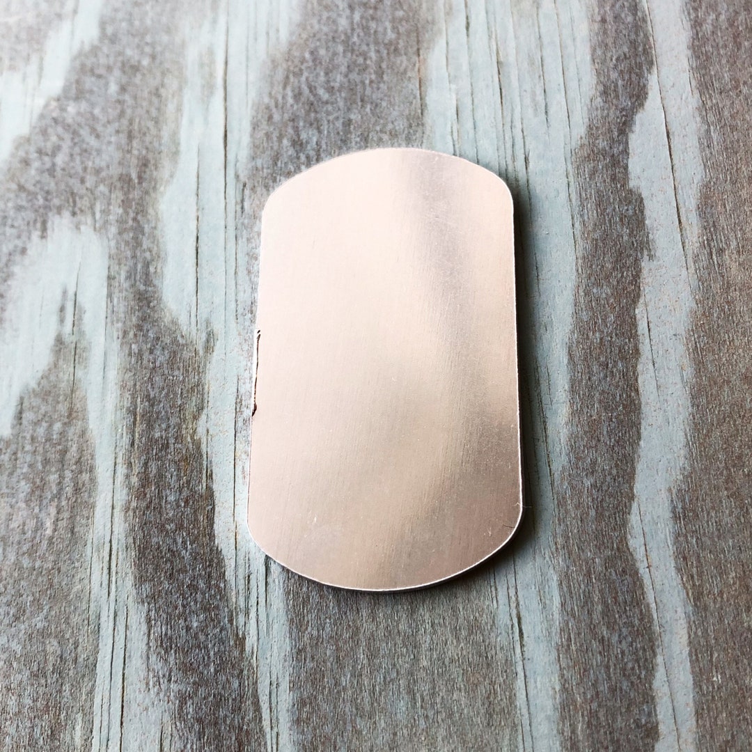 Dog Tag Blank, Metal Stamping Blank, Dog Tag, Aluminum Blank, Hand ...
