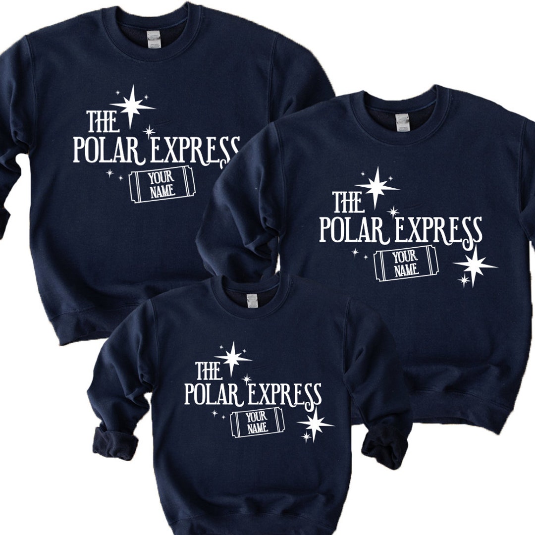 Choose Your Name the Polar Express Personalised Family Matching ...