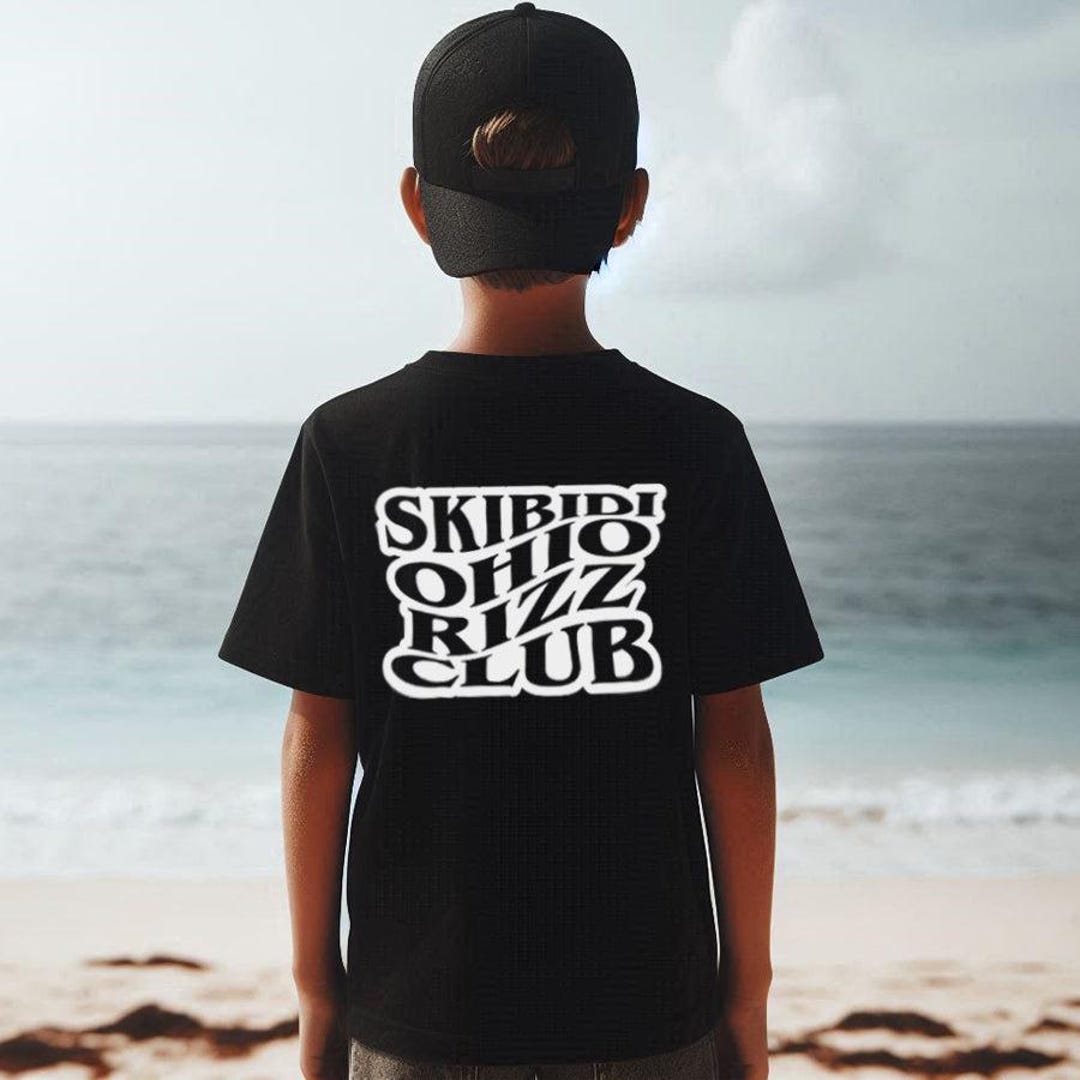 Skibidi Ohio Rizz Club Back Logo T-shirt - Etsy
