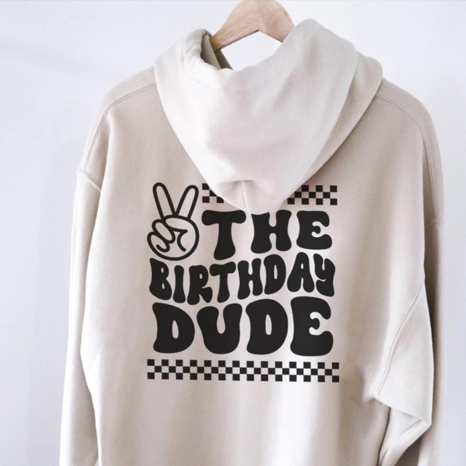 Birthday Dude Front & Back Graphic Kids Hoodie - Etsy