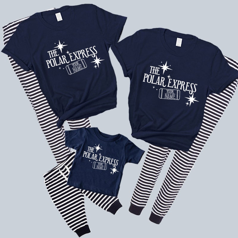 Polar Express Pajamas - Etsy UK