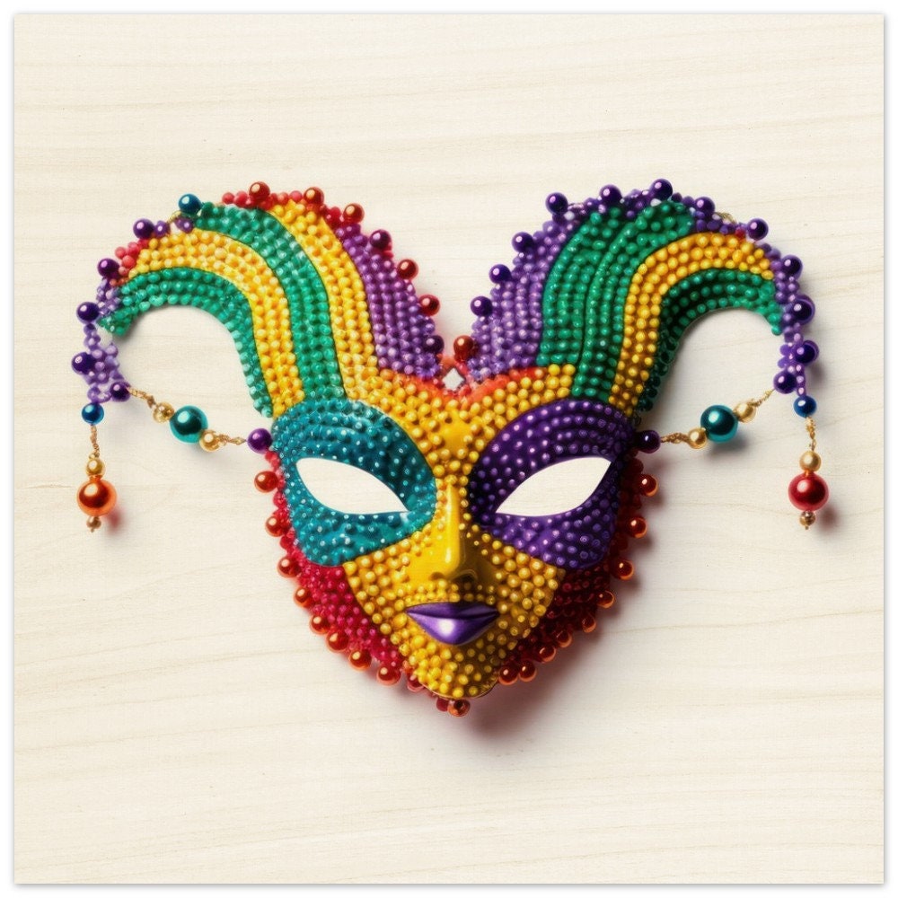 Elegance Unmasked: Adorn Your Walls With Stunning Mardi Gras Mask ...
