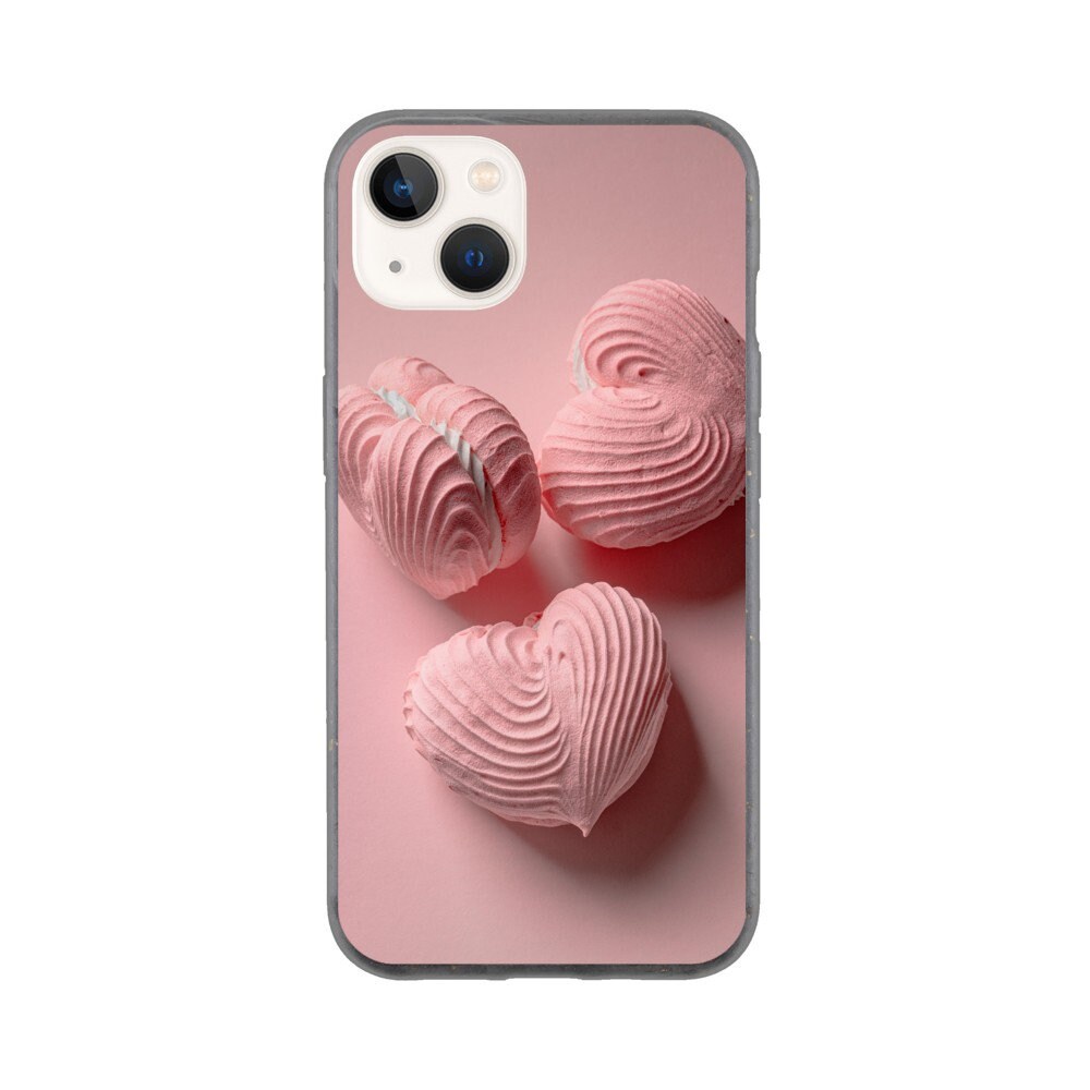 Celebrate Love With a Romantic Pink Heart Macaron Phone Case: Perfect ...