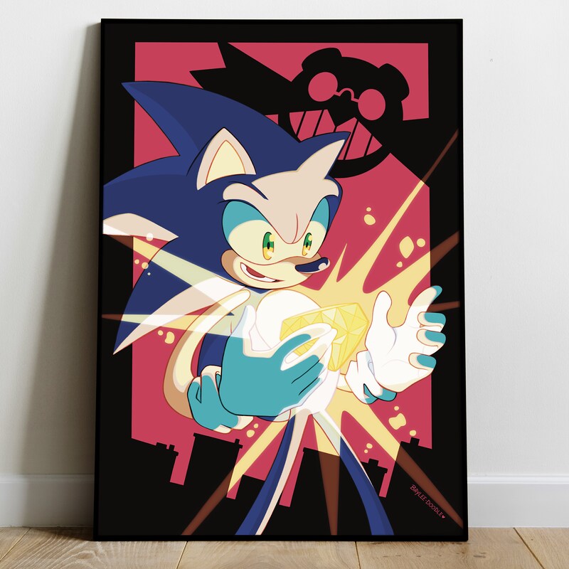 Sonic Poster - Etsy
