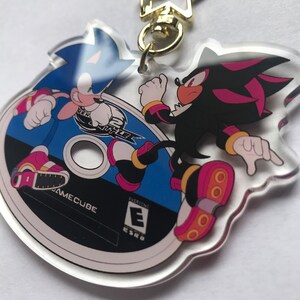 SA2 Sonic & Shadow 3" Clear Acrylic Charm - Etsy