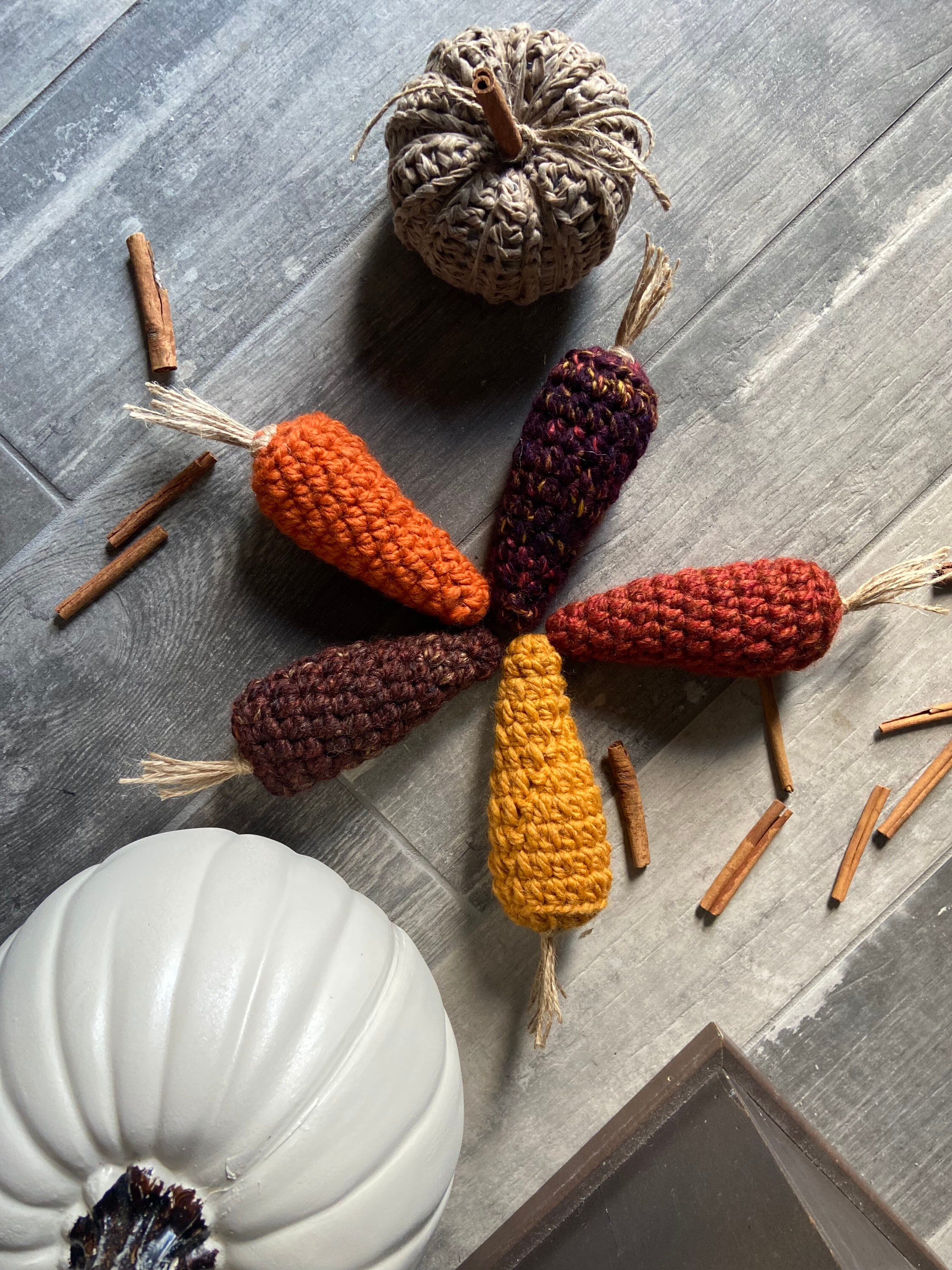 CROCHET PATTERN* Farmhouse Indian Corn, Crochet Pattern Home Decor - Etsy