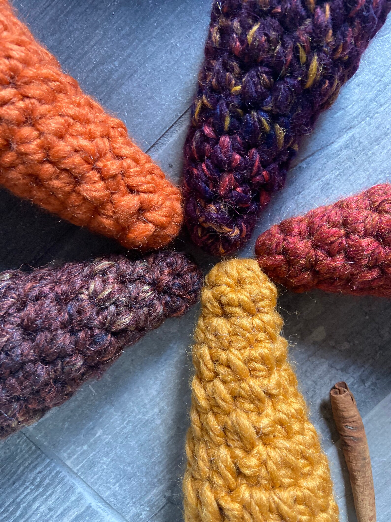 Farmhouse Crochet Indian Corn Fall Farmhouse Decor Autumn | Etsy