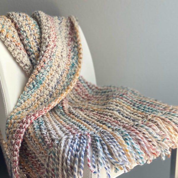 Multi Colored Throw - Etsy