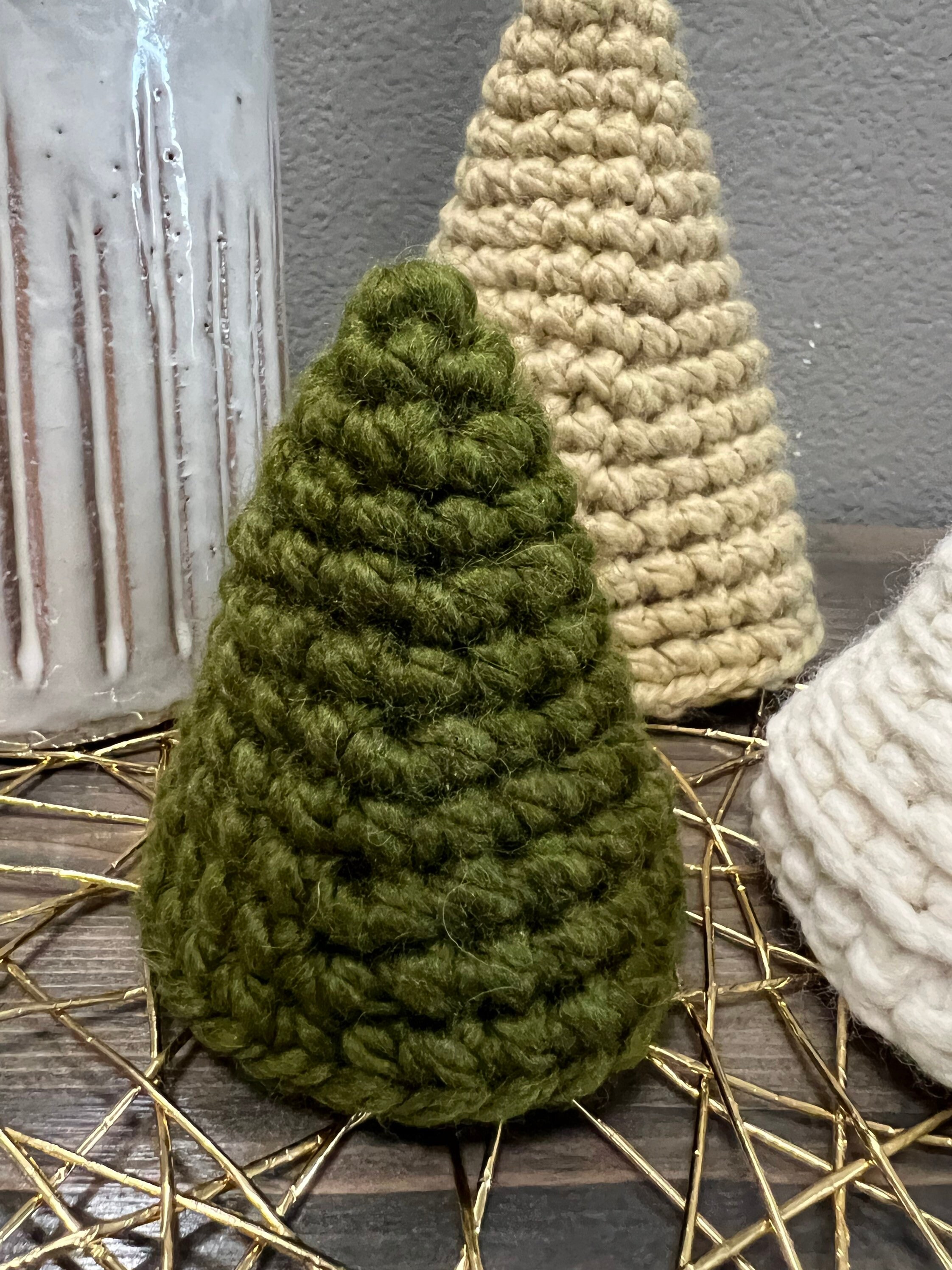 CROCHET PATTERN Tiered Crochet Evergreen Trees Reversible | Etsy