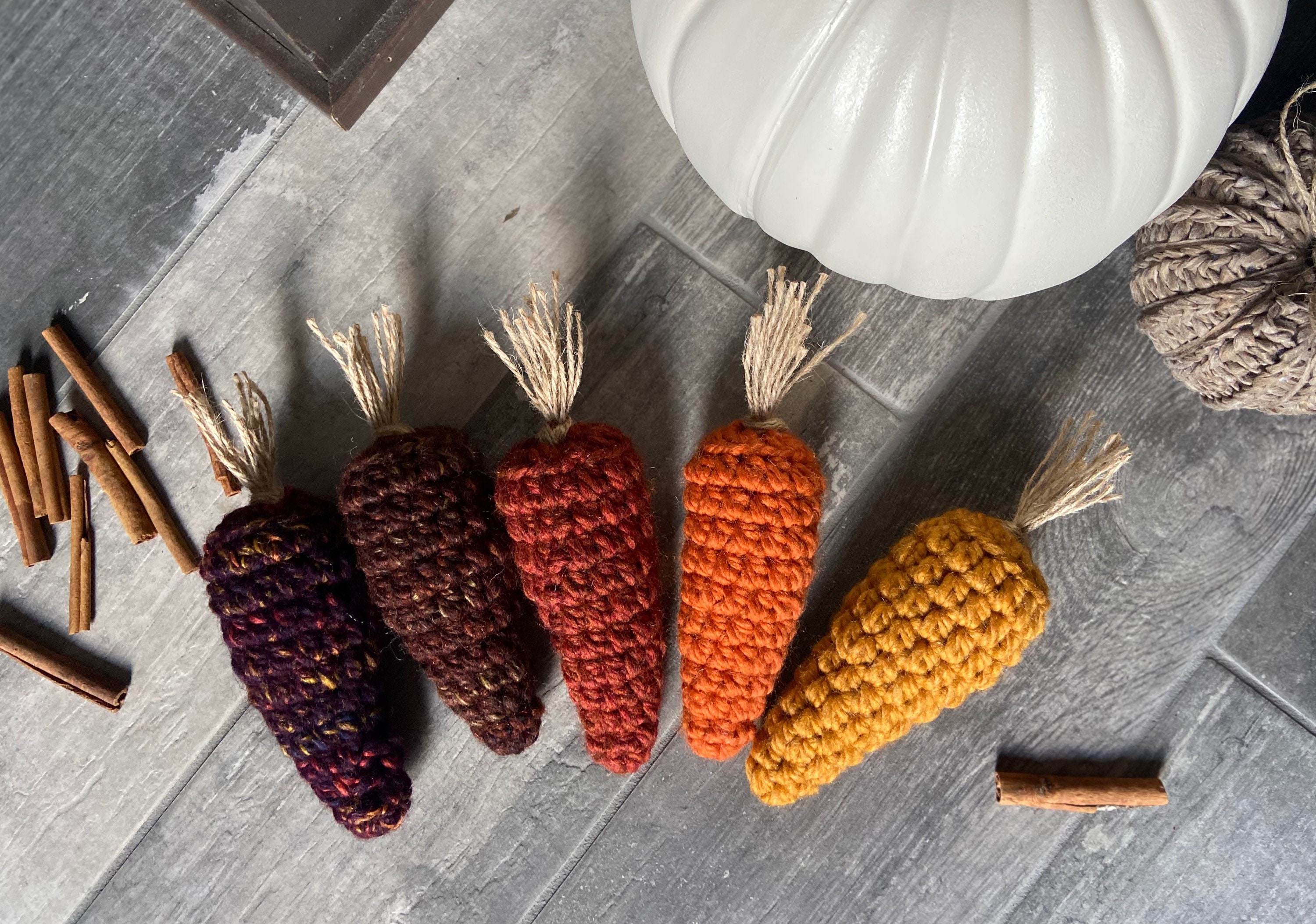 Farmhouse Crochet Indian Corn Fall Farmhouse Decor Autumn - Etsy
