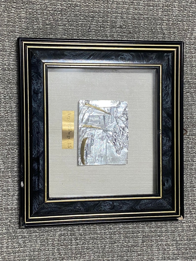 Argentine Silver 3D Relief Print - Etsy