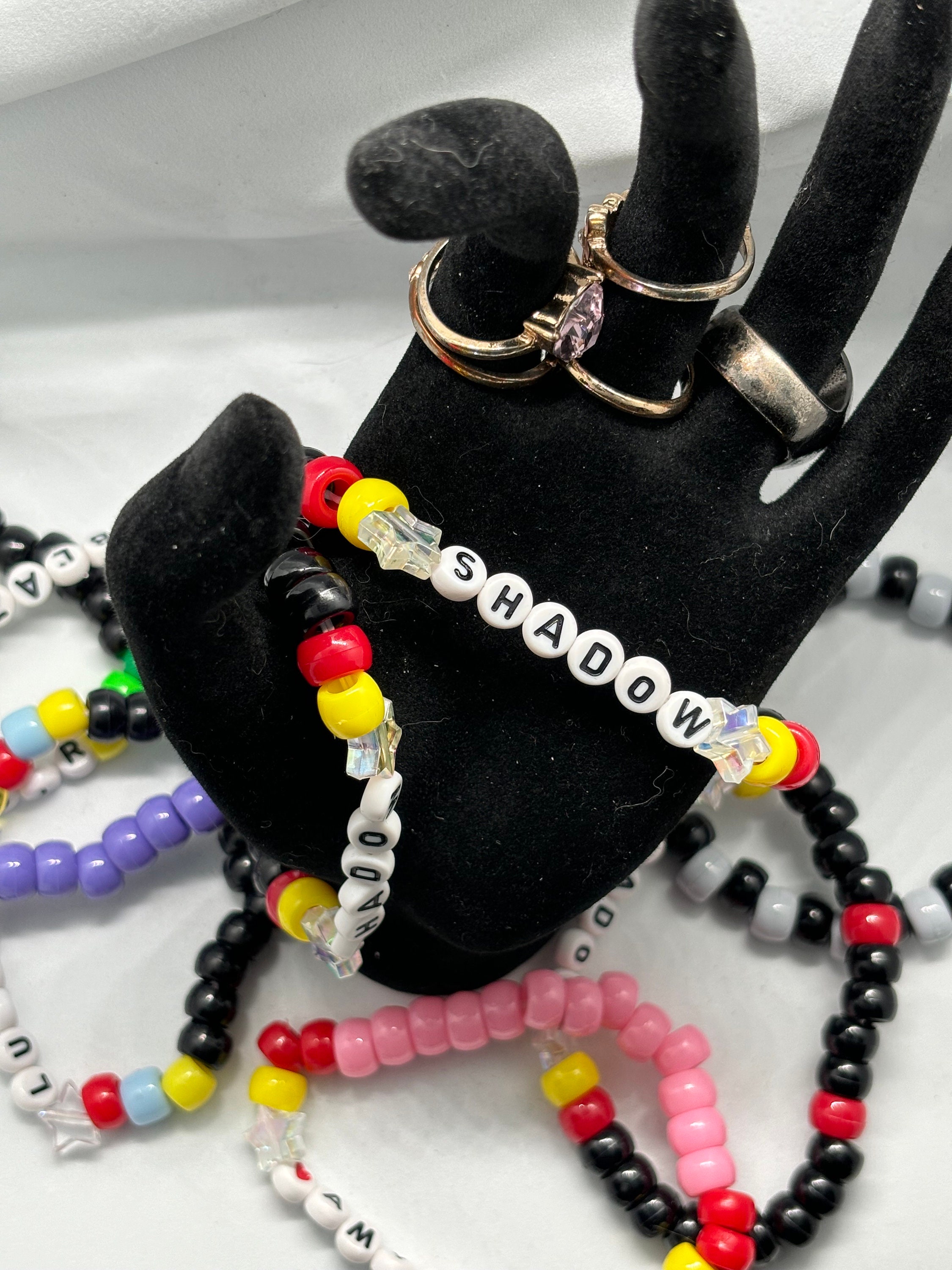 Shadow the Hedgehog Bracelet - Etsy