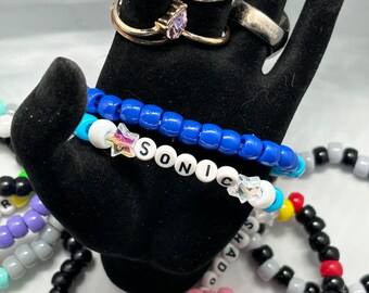 Sonic the Hedgehog Friendship Bracelet (genger Neutral) - Etsy