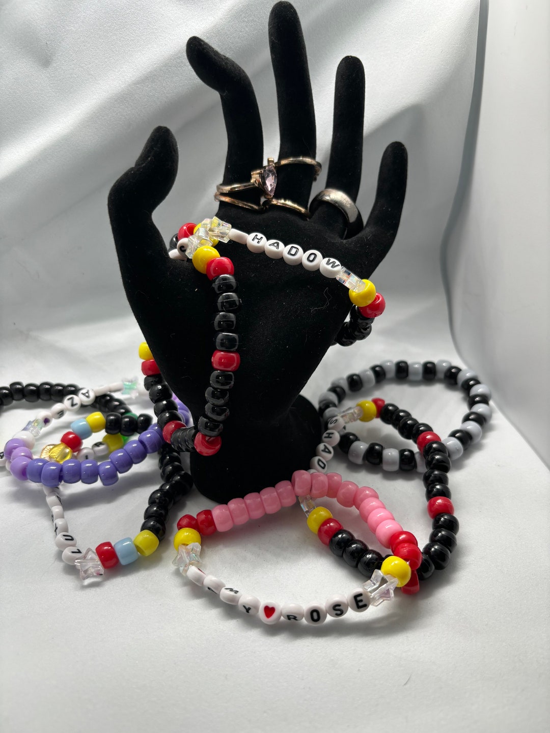 Shadow the Hedgehog Bracelet - Etsy