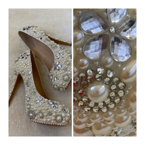 Champagne Heels - Etsy