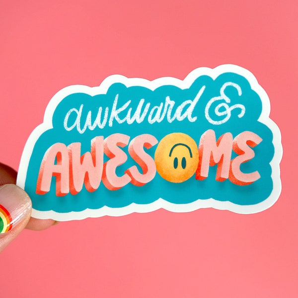 Awkward Sticker - Etsy