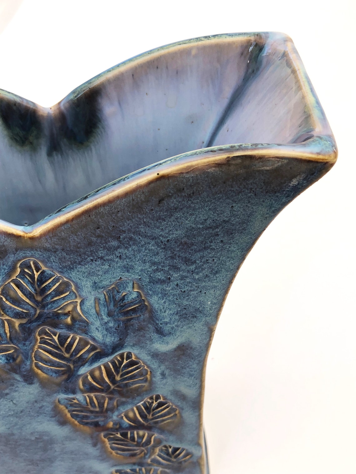 Handmade Ceramic Slab Vase | Etsy