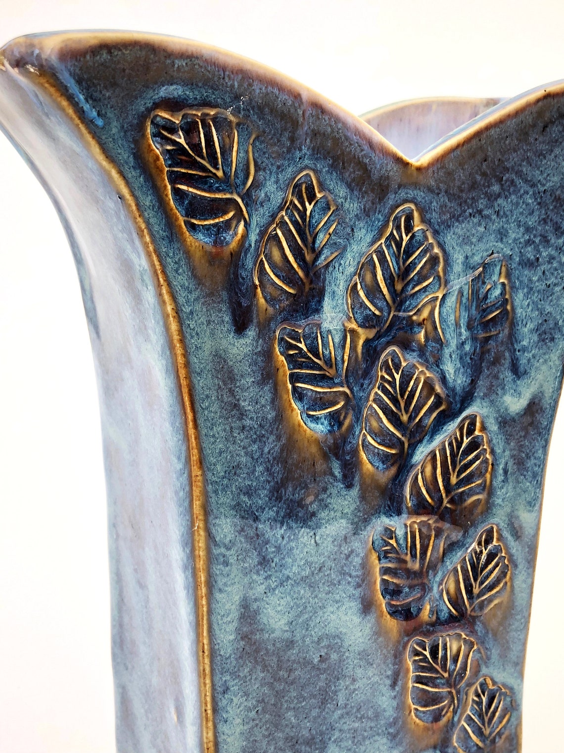 Handmade Ceramic Slab Vase | Etsy