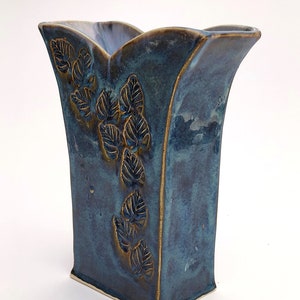 Handmade Ceramic Slab Vase | Etsy