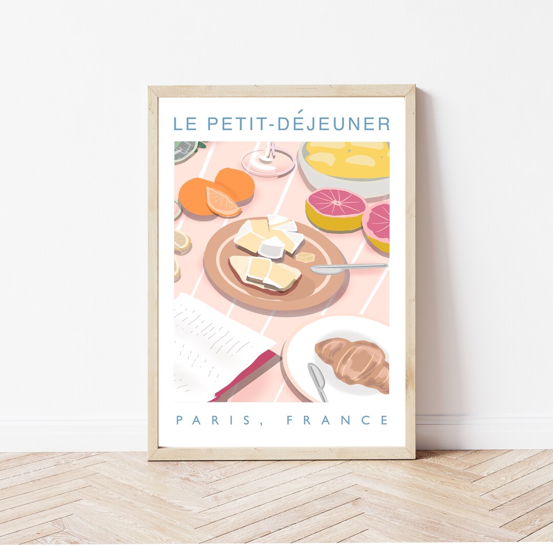 Digital Download of Petit Dejeuner, French Breakfast, Printable ...
