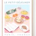 Le Petit-dejeuner, French Breakfast Art Print, French Art, Kitchen ...