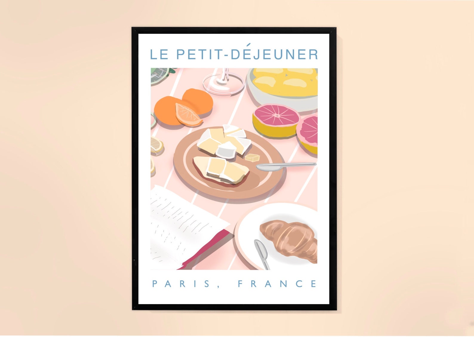 Digital Download of Petit Dejeuner, French Breakfast, Printable ...