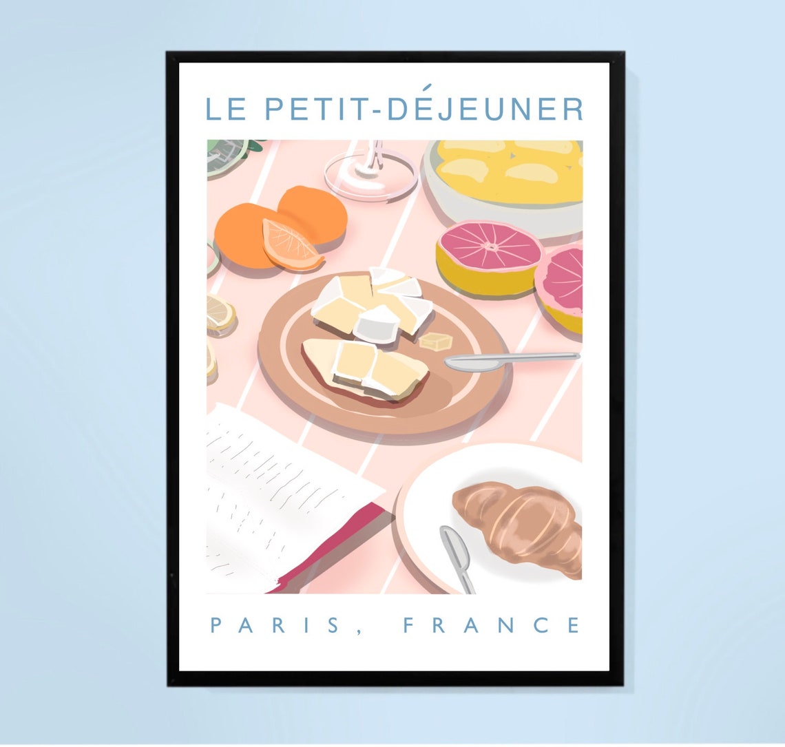 Digital Download of Petit Dejeuner French Breakfast - Etsy