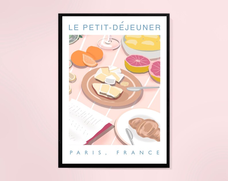 Digital Download of Petit Dejeuner French Breakfast - Etsy