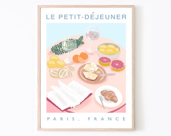 French Food Poster - Etsy UK