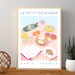 Le Petit-dejeuner, French Breakfast Art Print, French Art, Kitchen ...