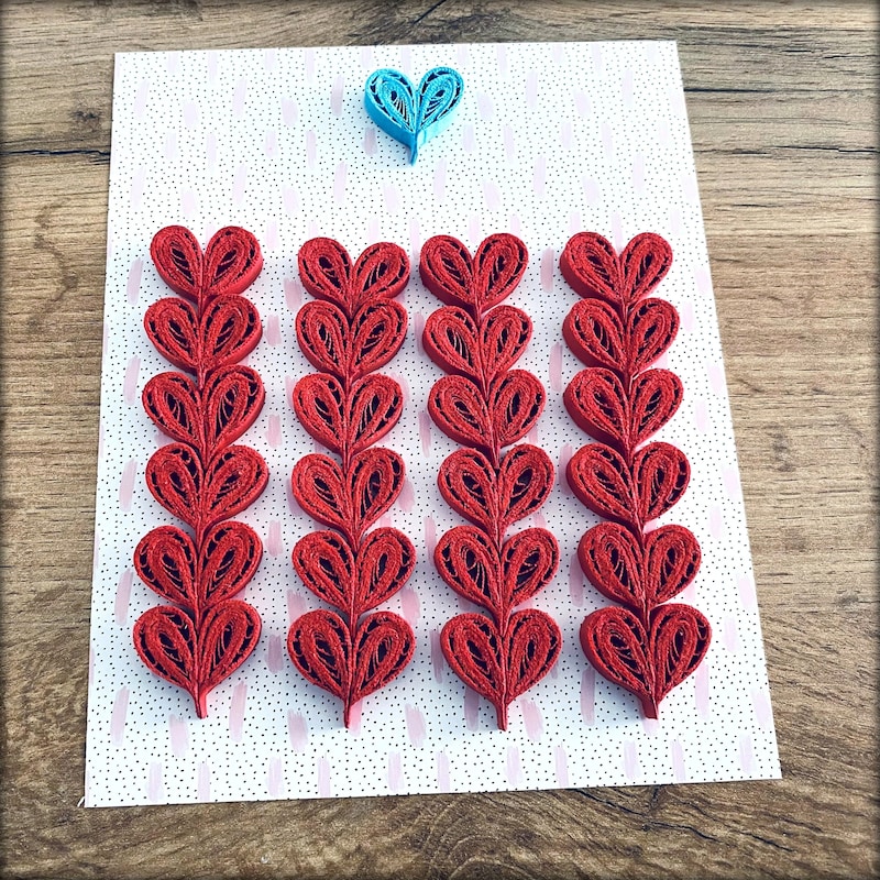 Quilled Heart - Etsy