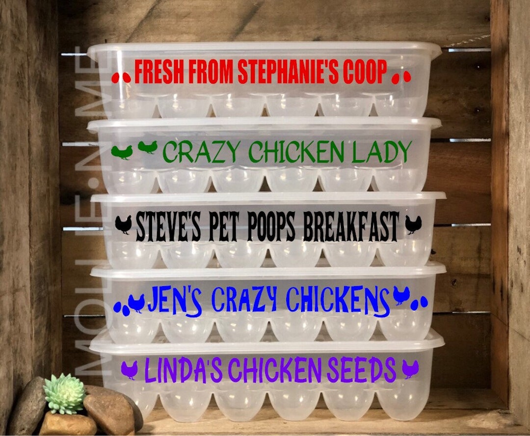 Personalized Egg Carton -funny Egg Container - Egg Holder - Egg Storage ...