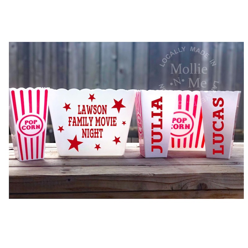 Personalized Popcorn Bucket - Etsy