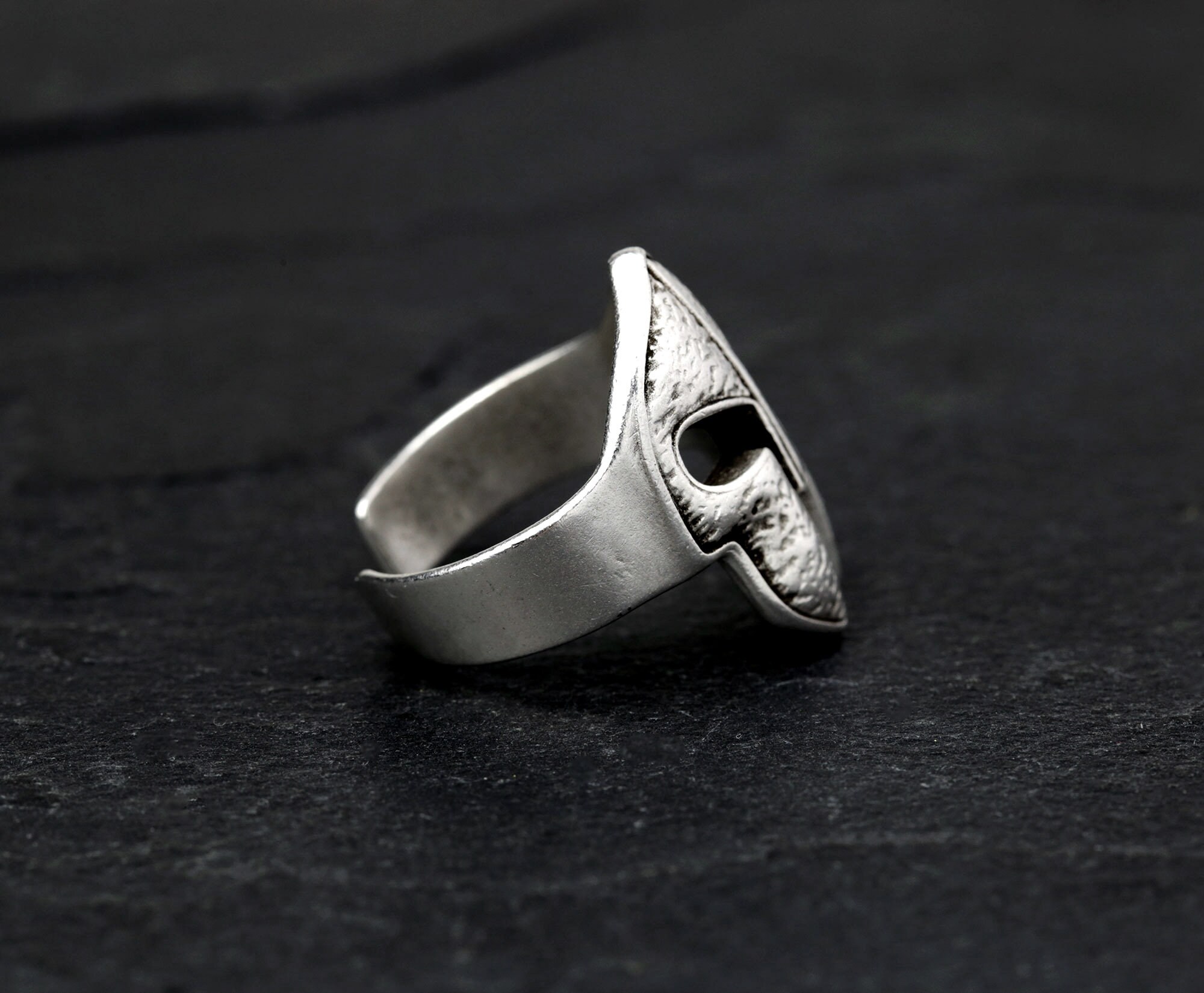 Silver Spartan Warrior Helmet Ring Greek Helmet Ring Antique - Etsy