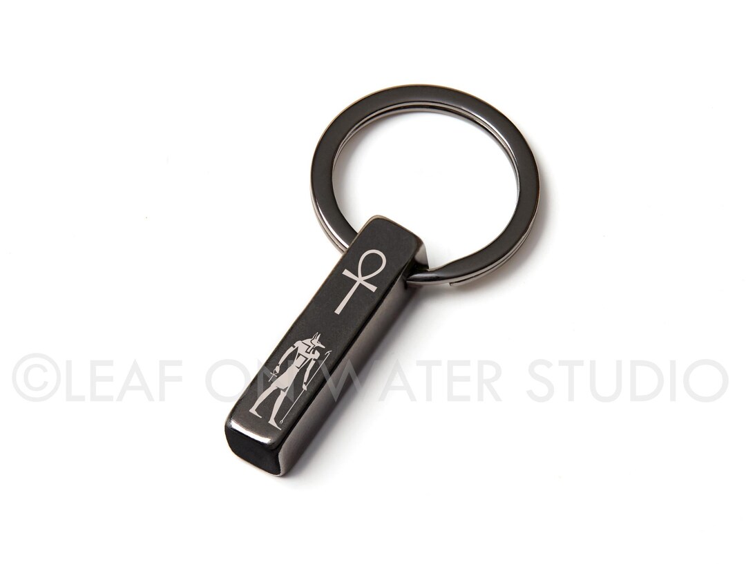 Egyptian God Anubis Keychain, Egyptian Symbol Jewelry, Unique Anubis ...