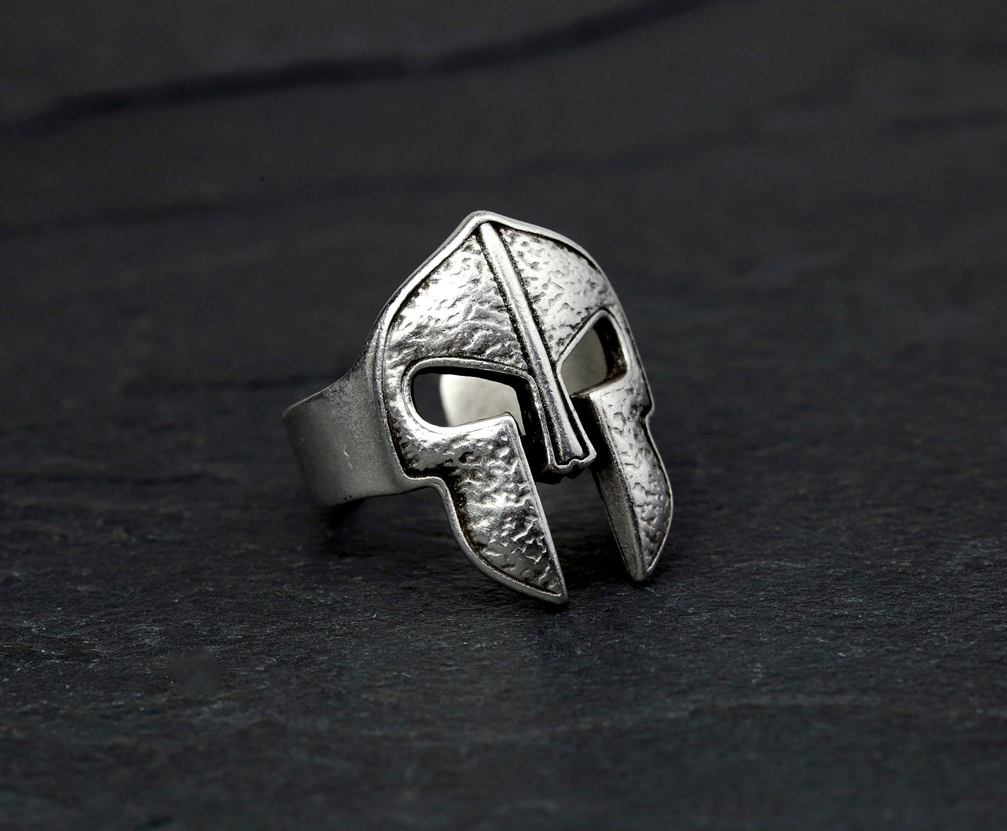 Silver Spartan Warrior Helmet Ring Greek Helmet Ring Antique - Etsy