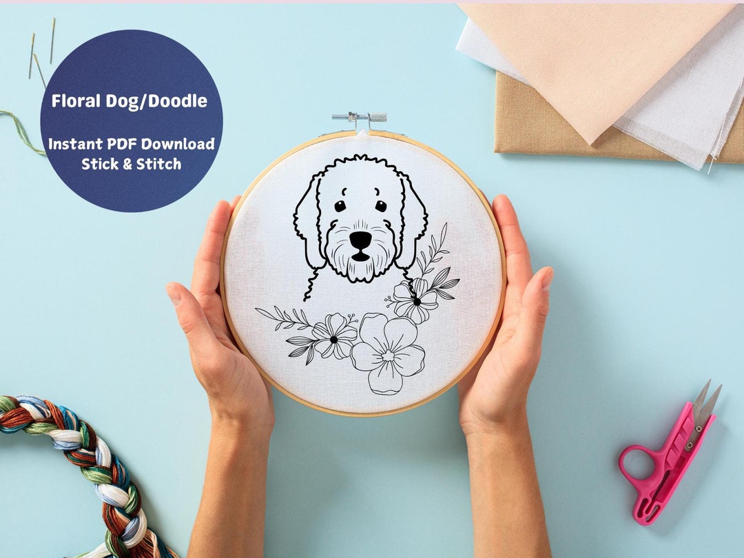 Doodle Lovers|pet Embroidery Designs|dog|goldendoodle Design ...