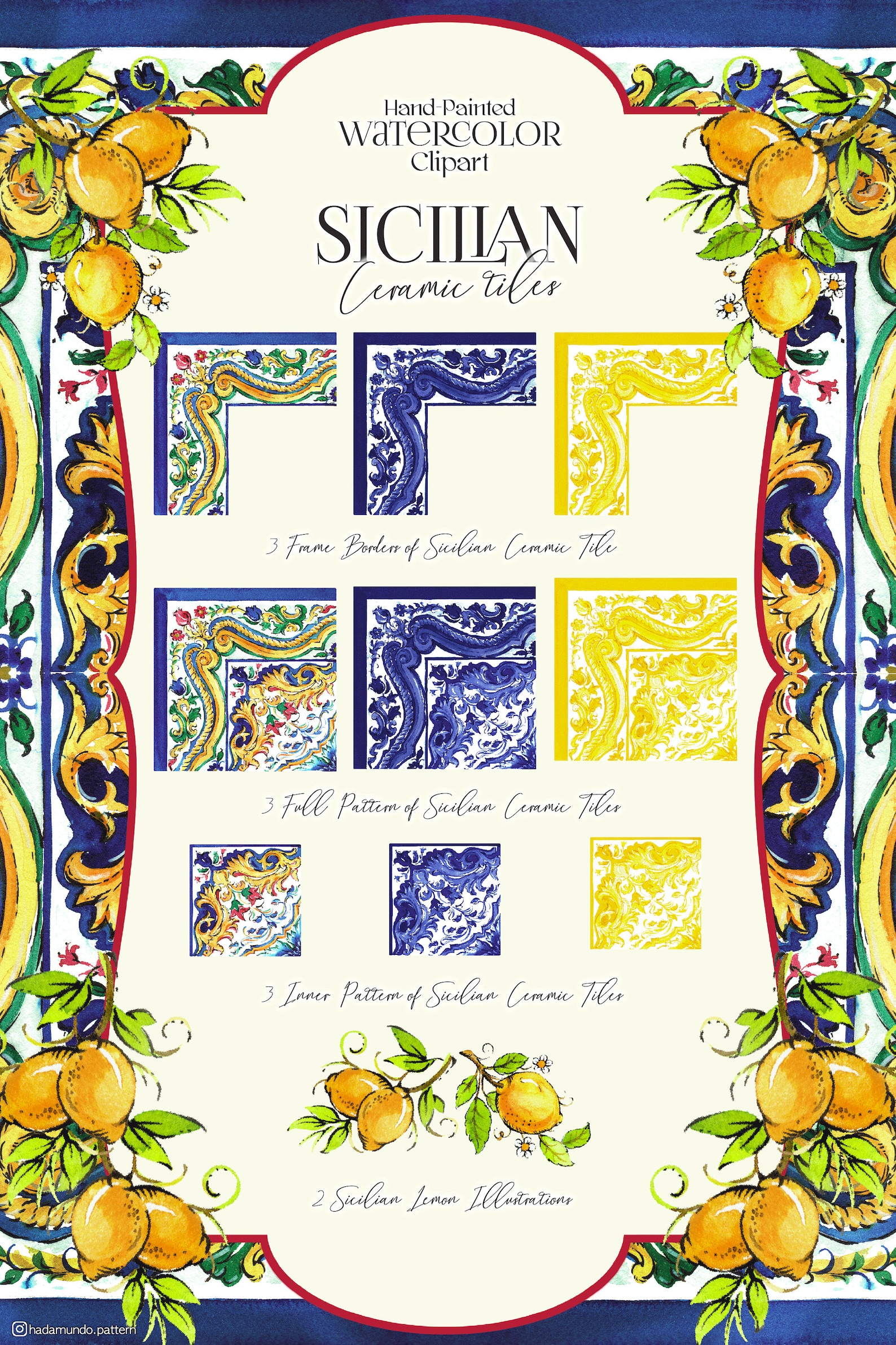 Italian Tile PNG, Mediterranean Tile, Sicily, Spanish Tile, Moroccan ...